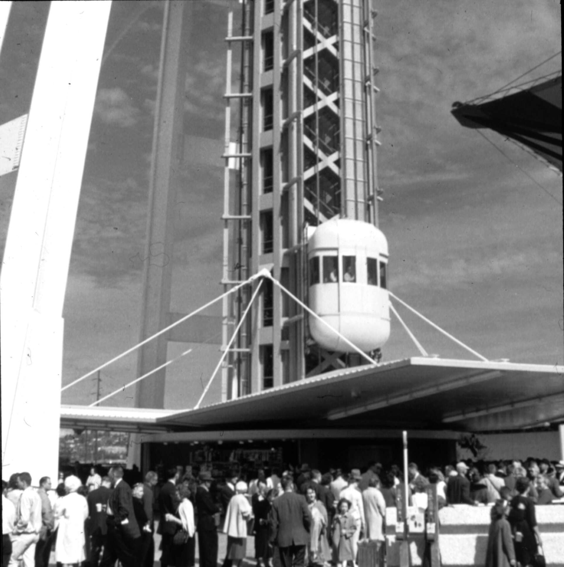 Seattle Space Needle Being Built