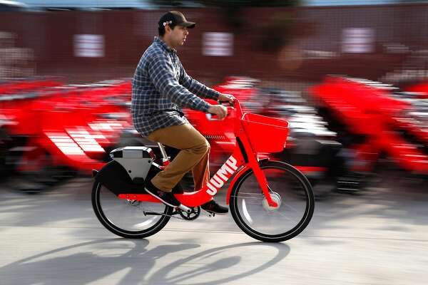 Uber acquires e-bike startup Jump - San Francisco Chronicle