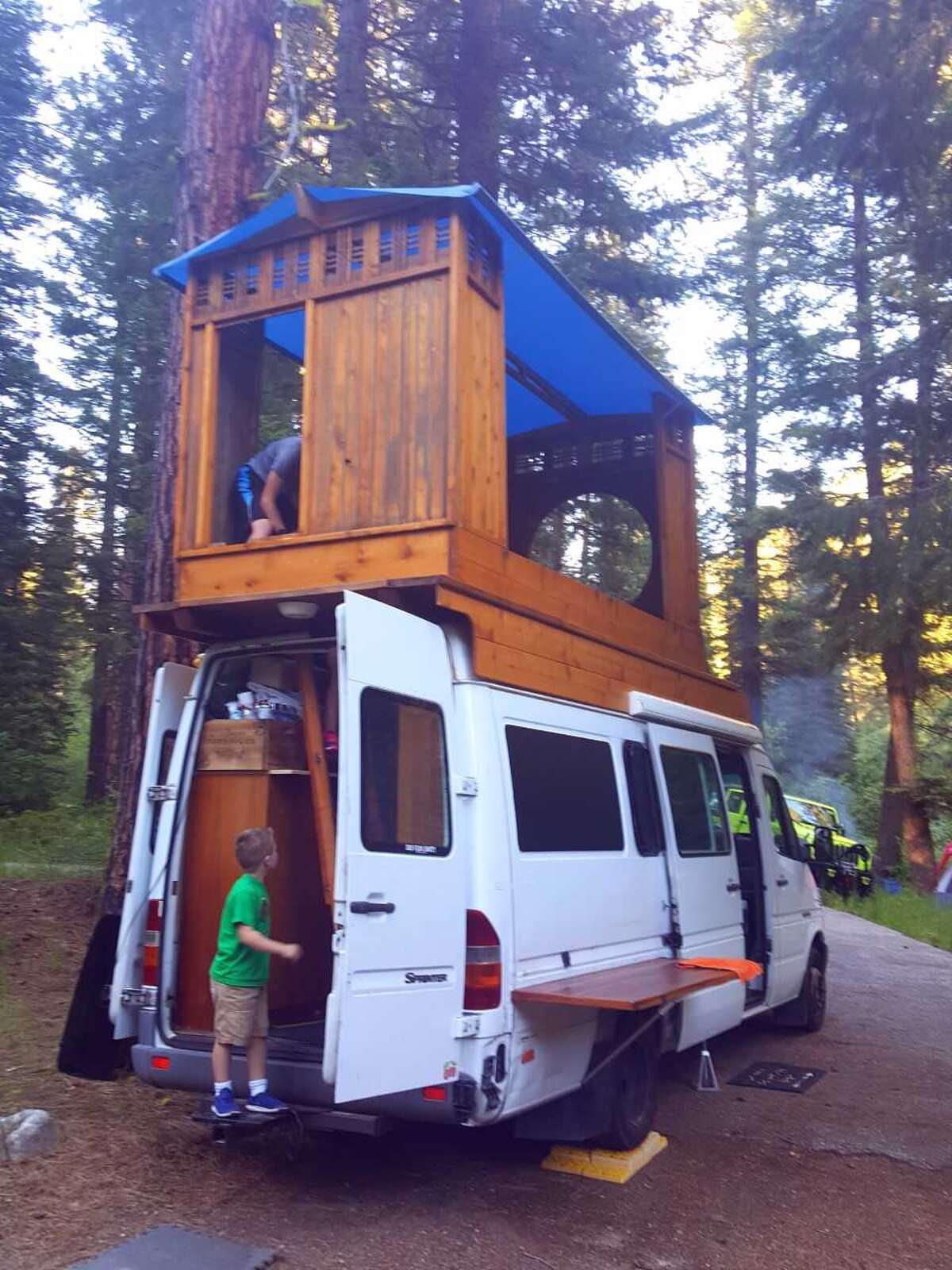 Tiny homes go mobile with Calif. designer’s extravagant car-top creations