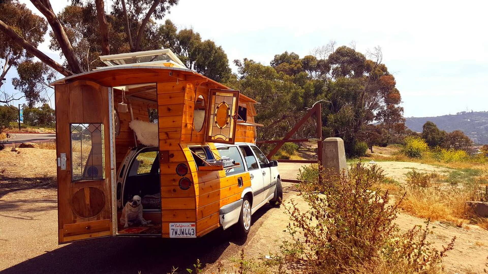 Tiny homes go mobile with Calif. designer’s extravagant car-top creations