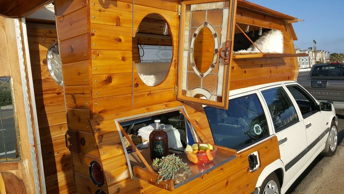 Tiny homes go mobile with Calif. designer’s extravagant car-top creations