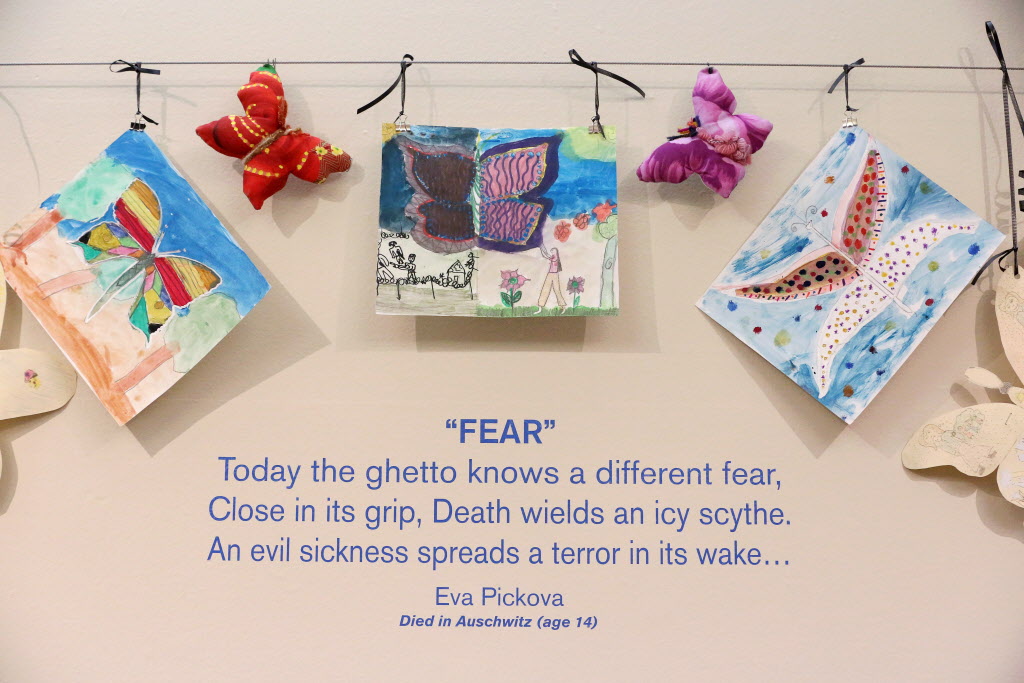 Houston Holocaust Museum's 'The Butterfly Project' on display at United ...