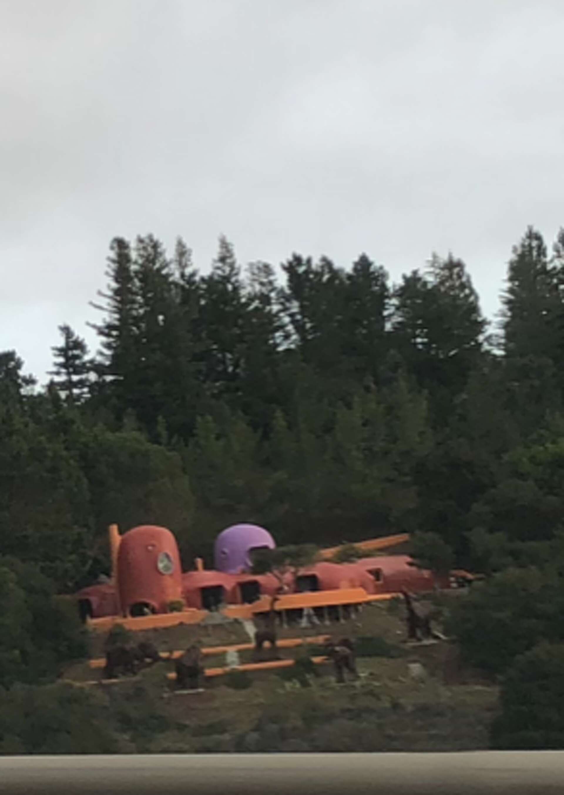 Iconic Flintstone house welcomes new residents – a herd of massive dino ...