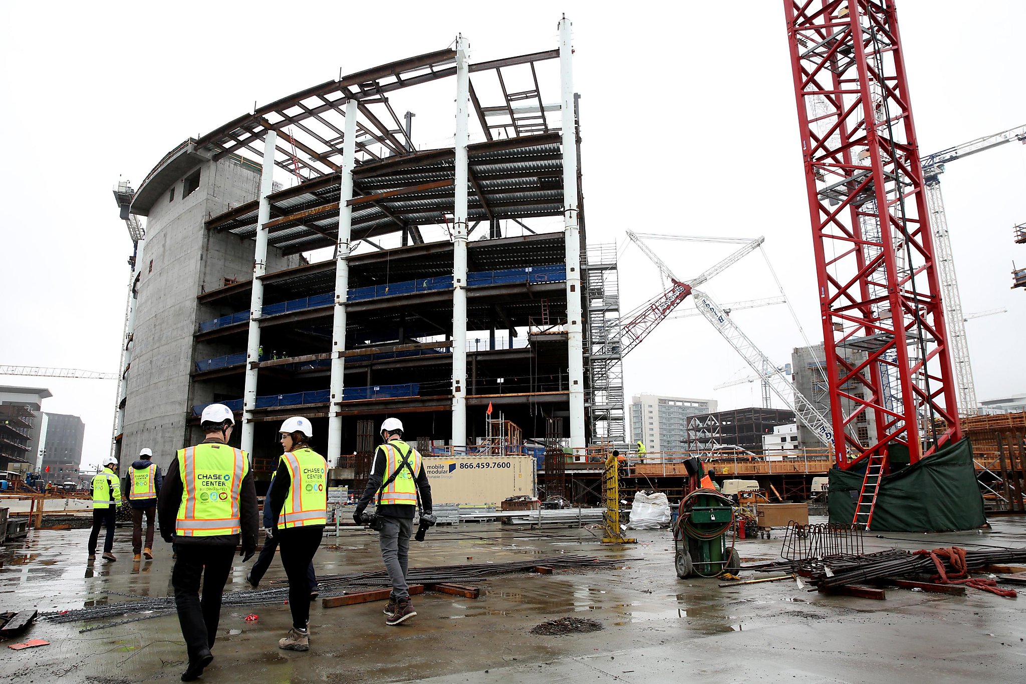 The Warriors' next home is now half done. This video shows you what you ...