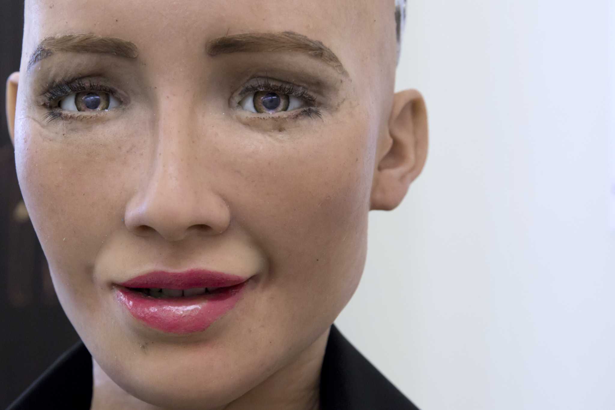 Lifelike robots made in Hong Kong meant to win over humans