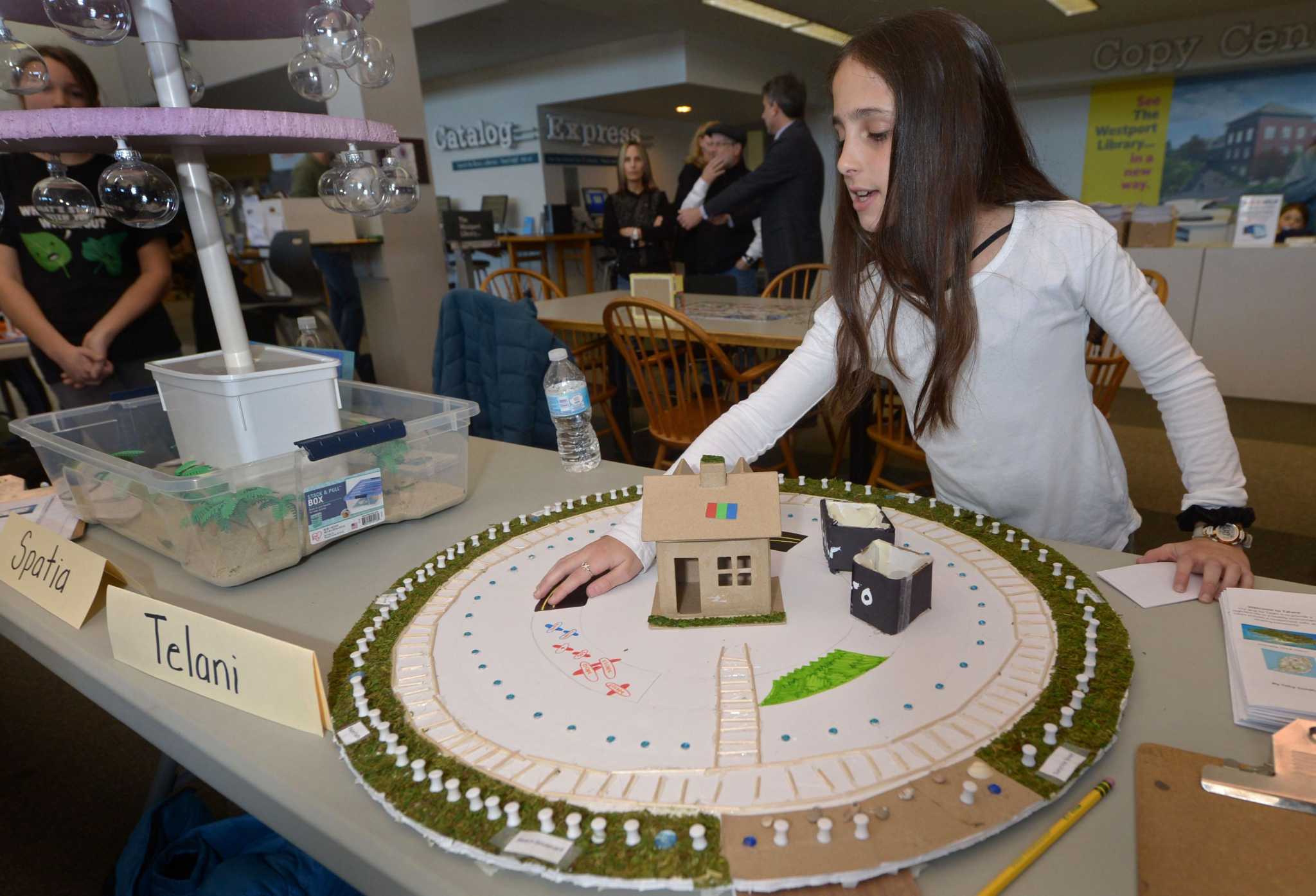 In Pictures: Westport middle schoolers design ‘Utopia’