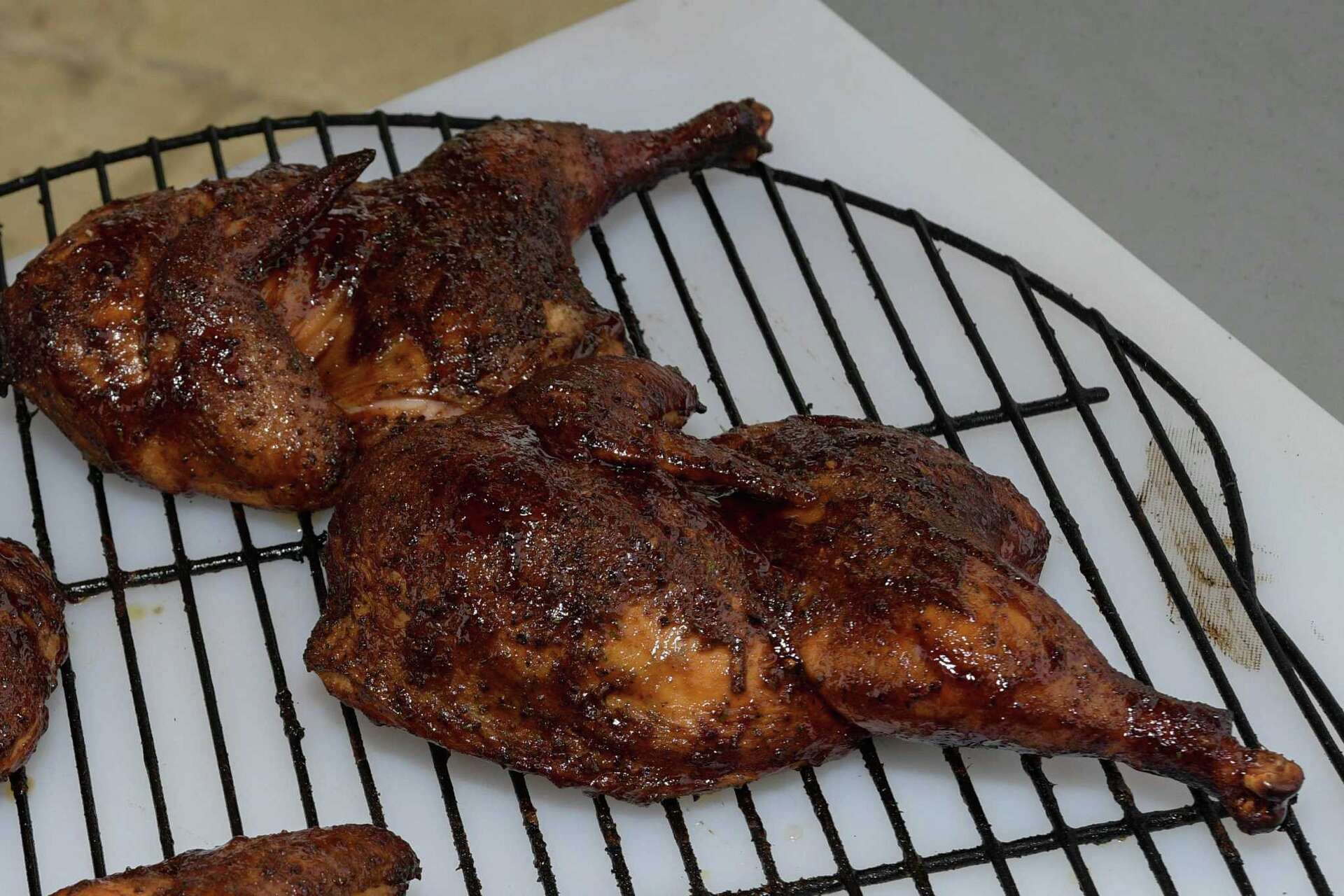 S.A.’s gentle giant of BBQ hopes to win at rodeo cookoff