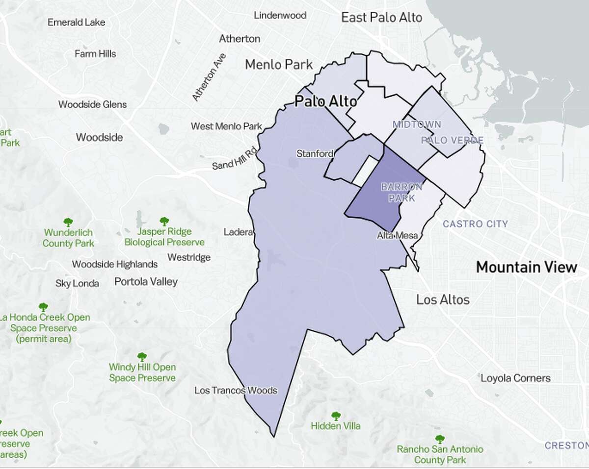Palo Alto School District Map