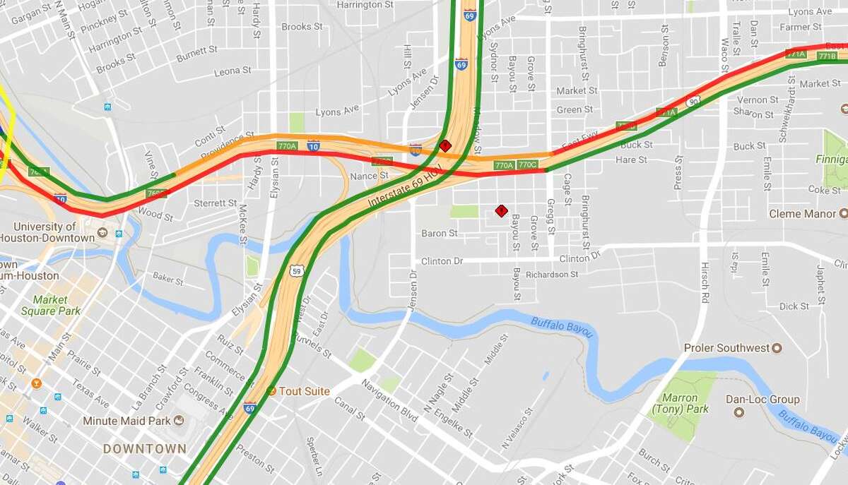 HPD: 18-wheeler loses control on turn, rolls over on Eastex Freeway ramp