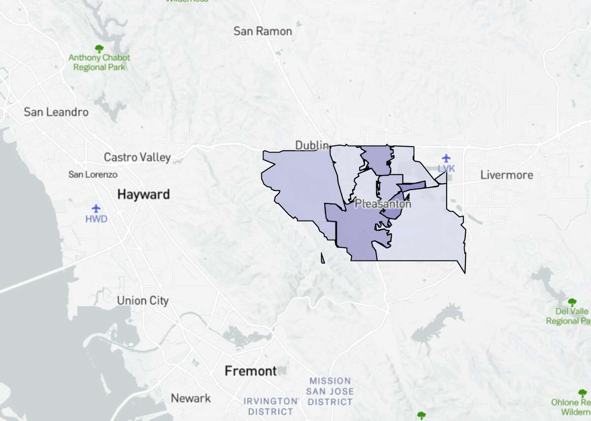 Maps show the segregation within Bay Area school districts