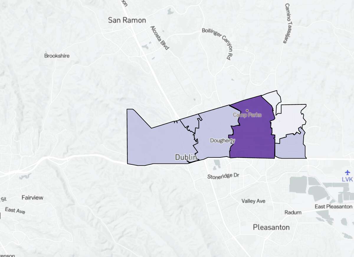 Maps show the segregation within Bay Area school districts
