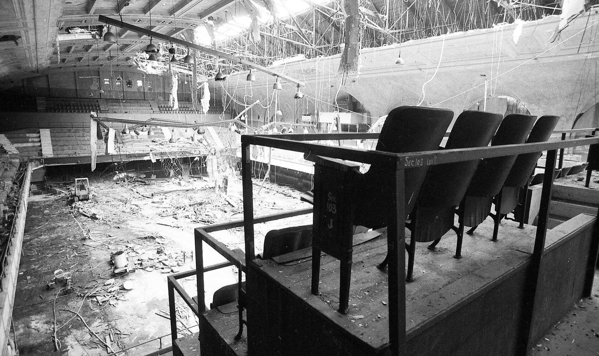 Rare photos of the demolition of Winterland Ballroom