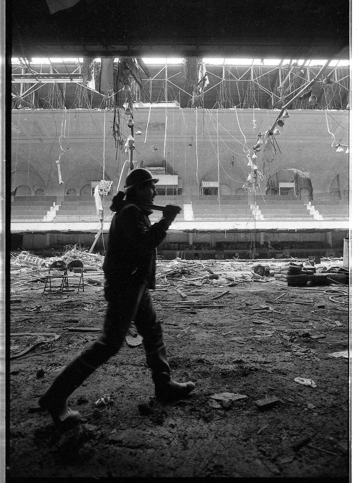 Rare photos of the demolition of Winterland Ballroom