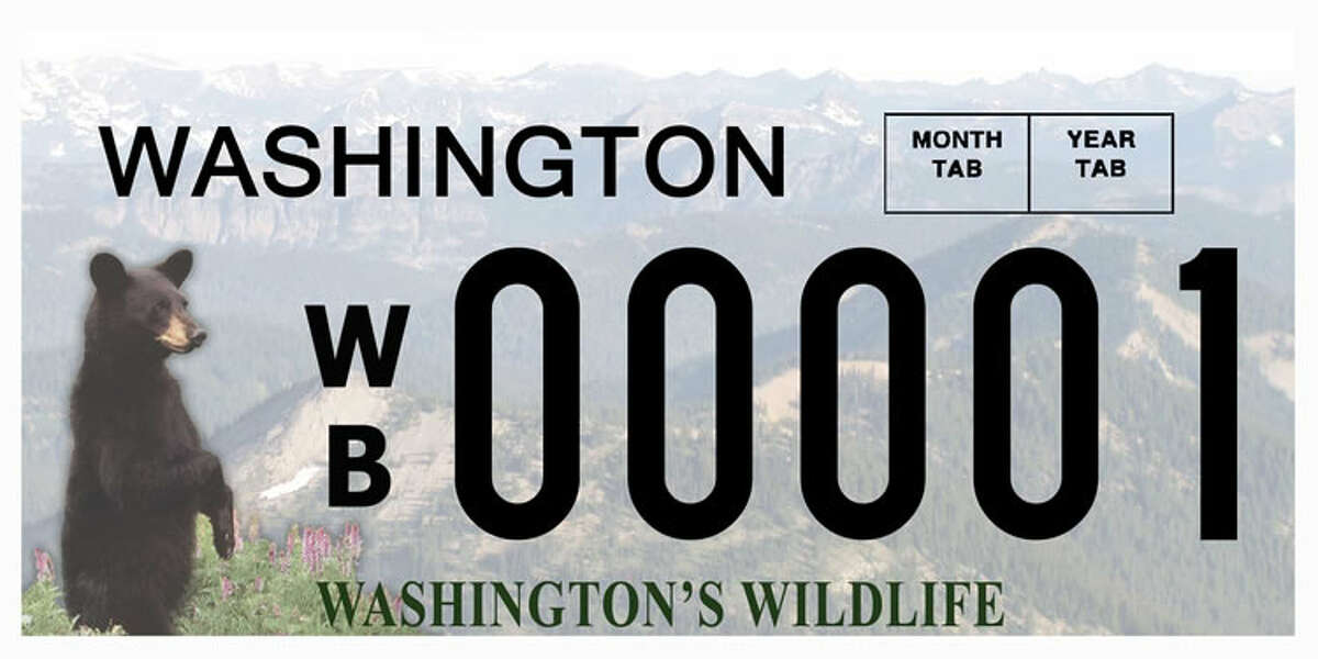 Washington's special-design license plates, ranked by popularity