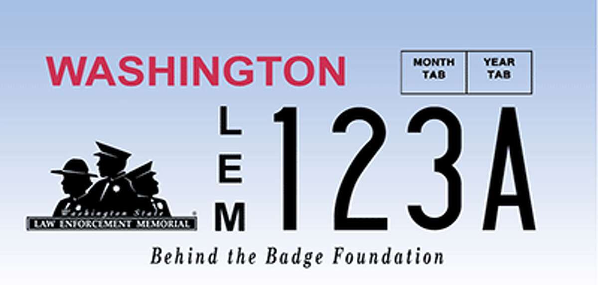 Washington's special-design license plates, ranked by popularity