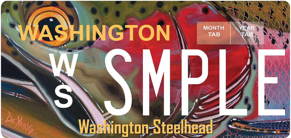 Washington's special-design license plates, ranked by popularity