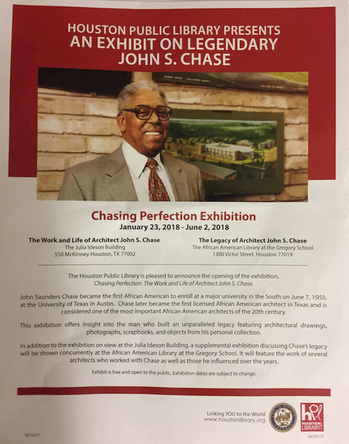 Chasing Perfection, exhibit about pioneering Houston architect John ...