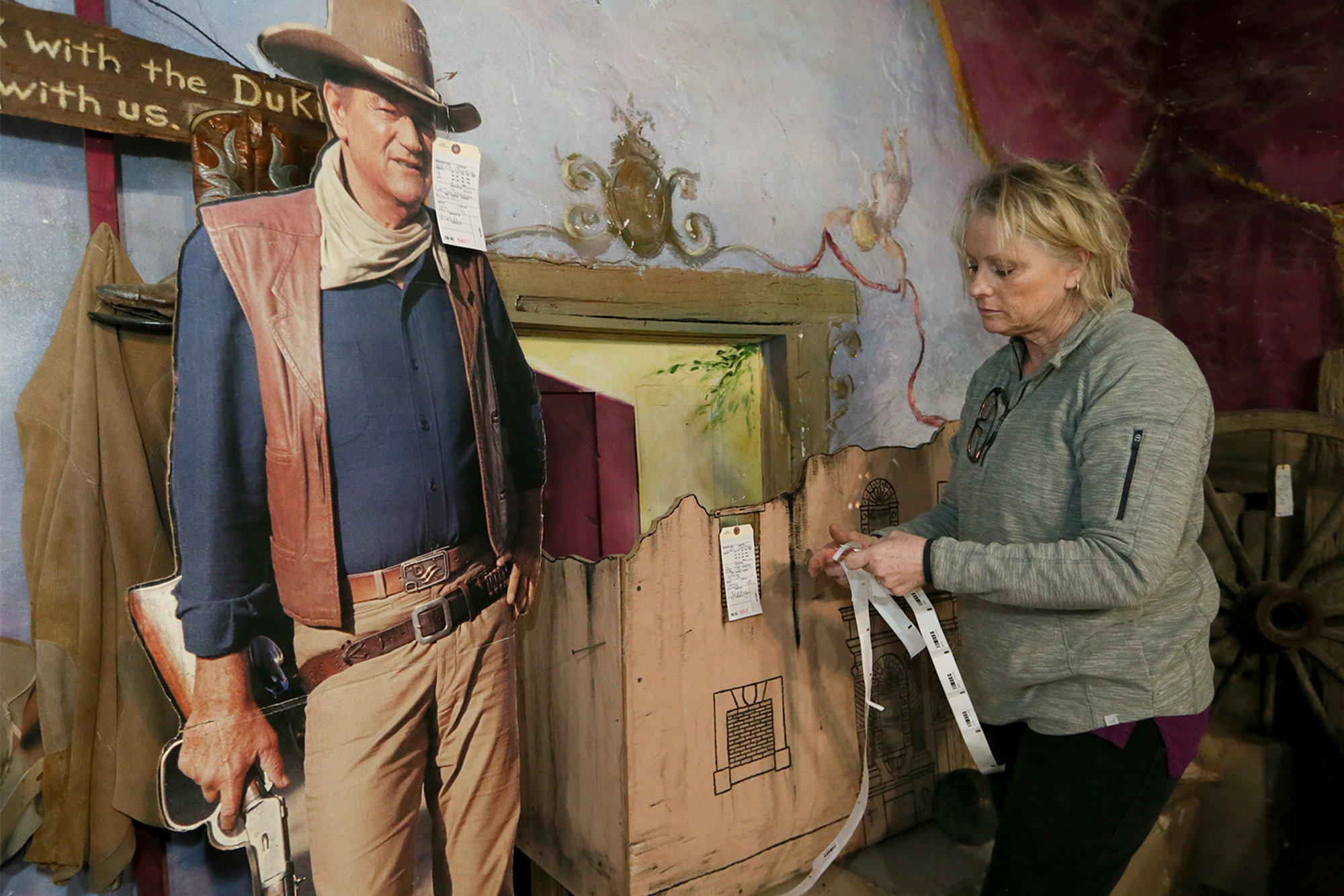 Props at John Wayne movie set for sale this weekend