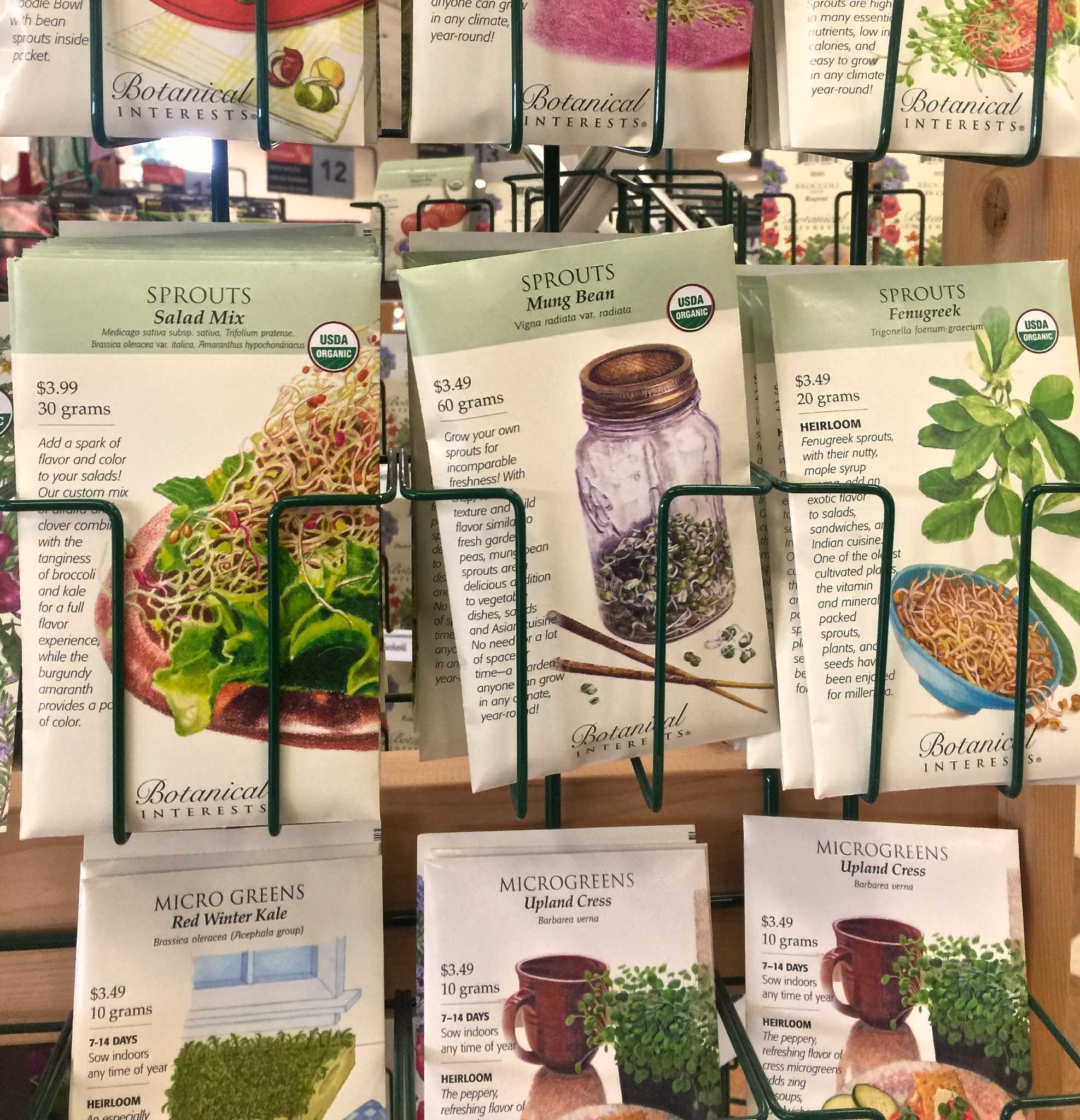 Pocket-size seed packets speak volumes to gardeners