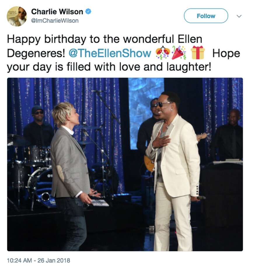 Celebrities wish Ellen DeGeneres a happy 60th birthday - SFGate