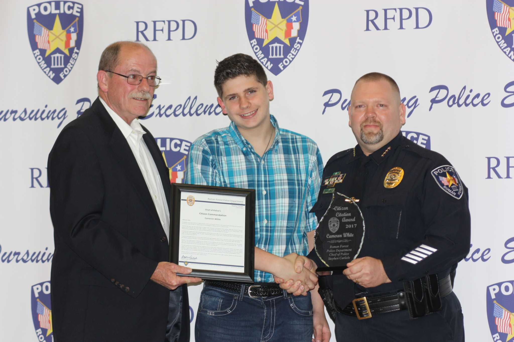 Roman Forest PD recognizes top cops, citizens