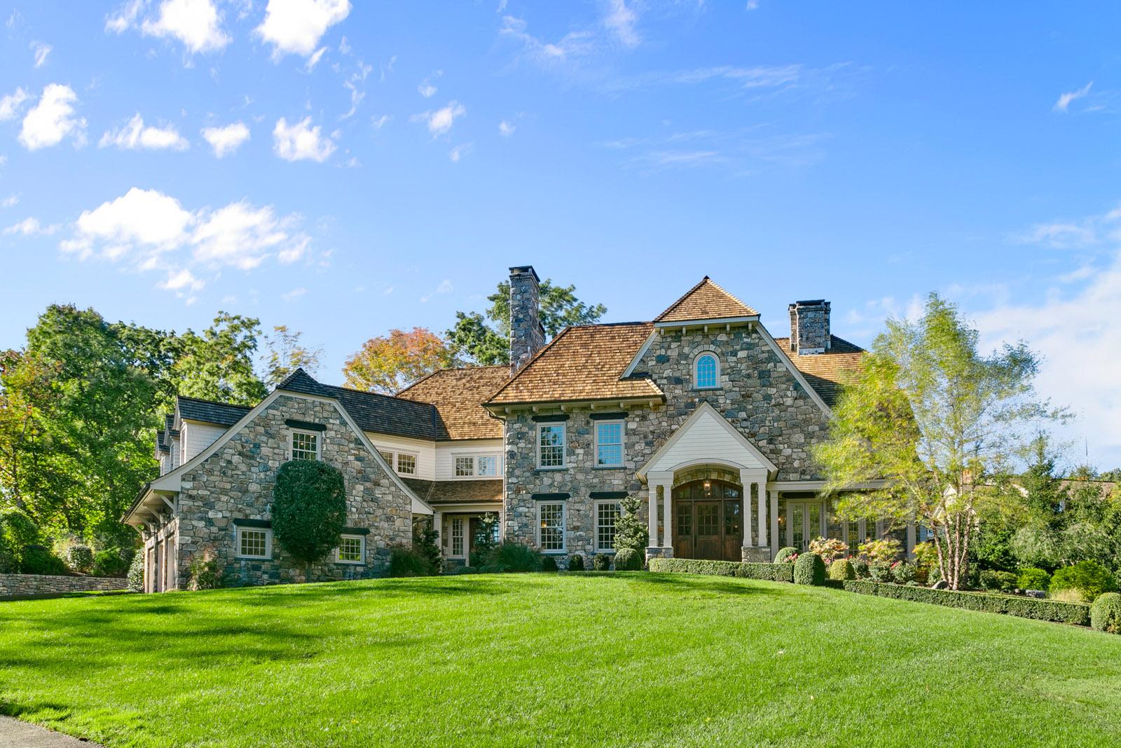 On the Market / Greens Farms stone manor features whimsical touches