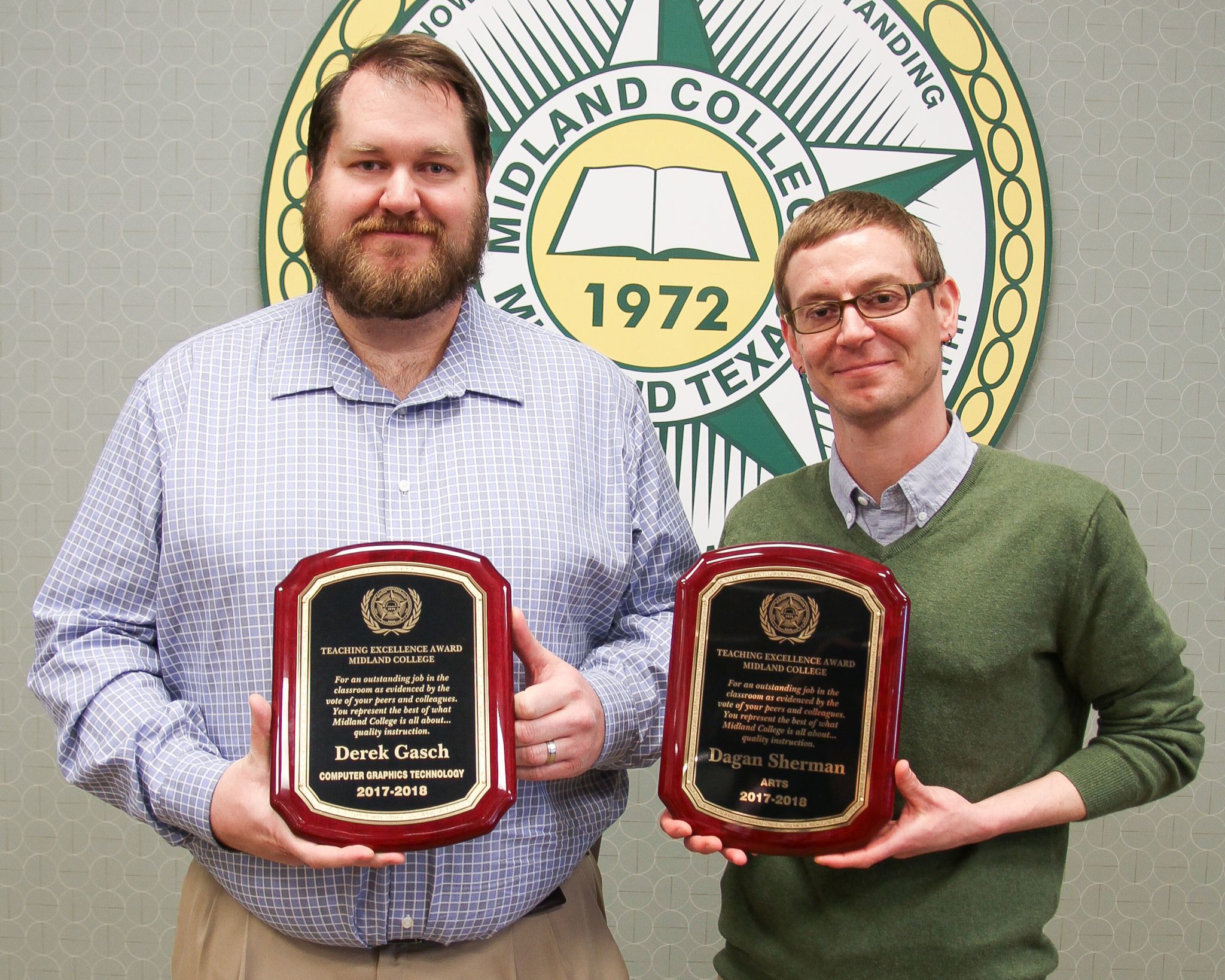 MC faculty members receive Teaching Excellence Award