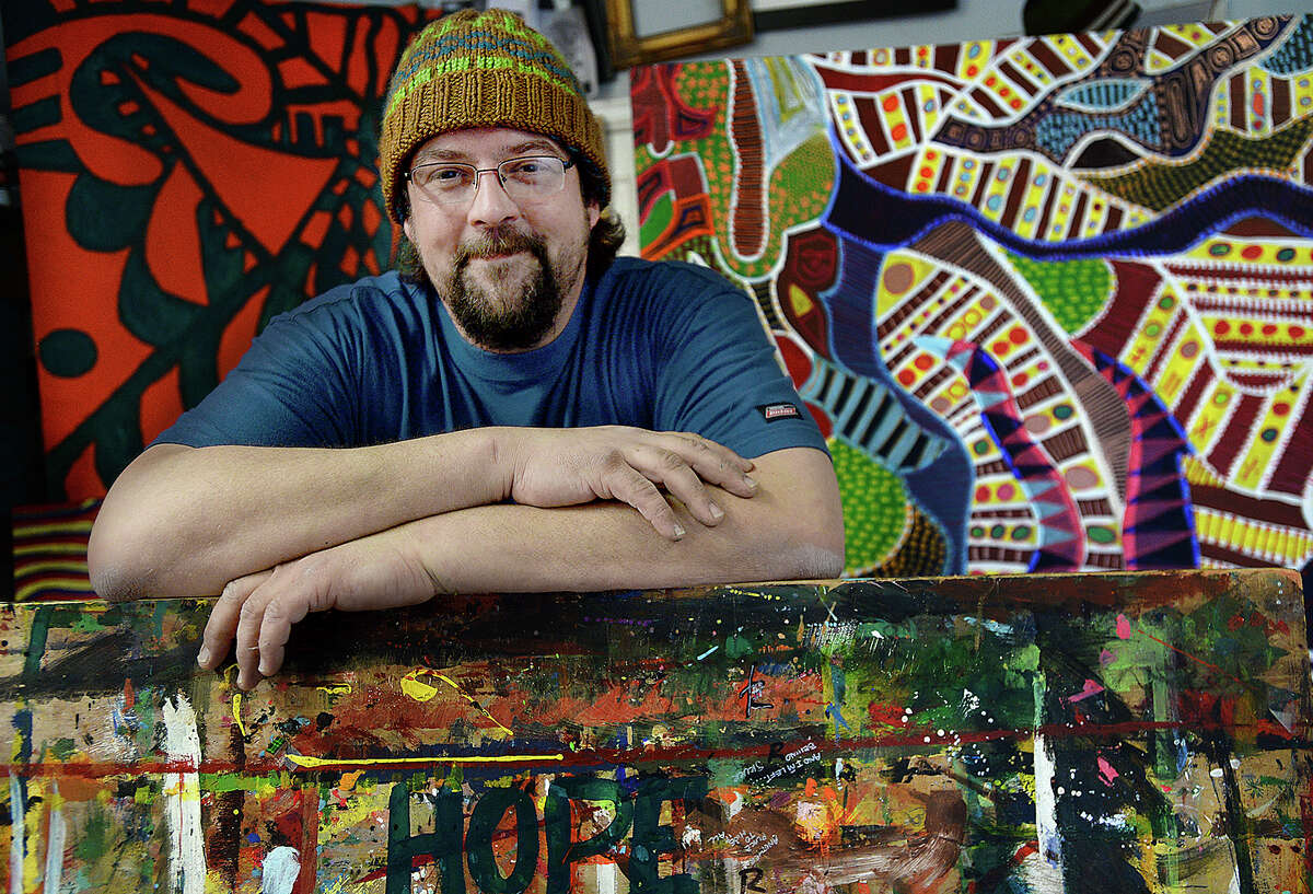 Folk meets abstract in Ryan Gist's work