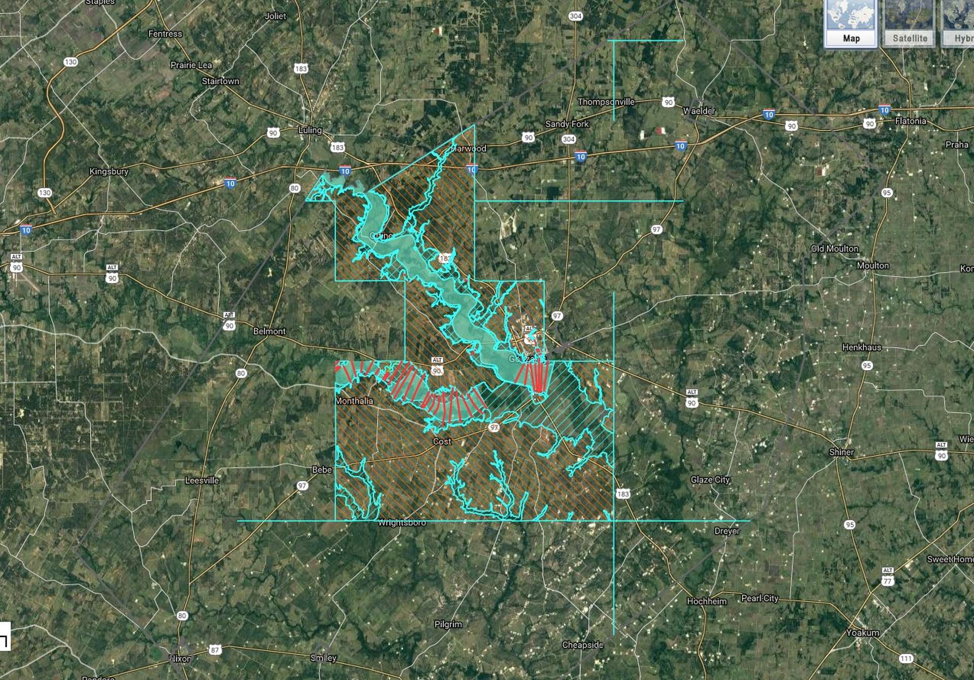 New FEMA flood maps show hazardous areas in counties around San Antonio