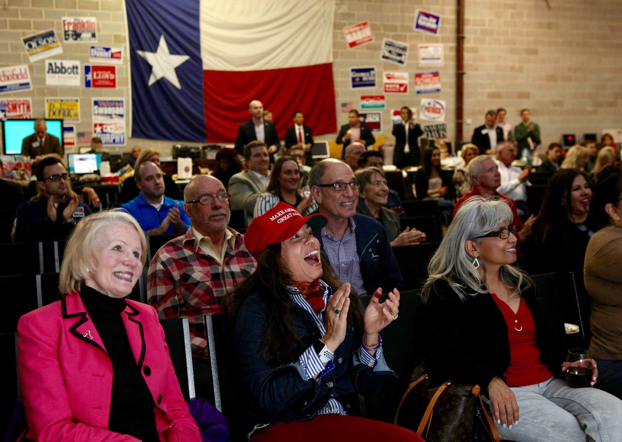 Houston Republicans cheer President Trump, while immigrant rights ...