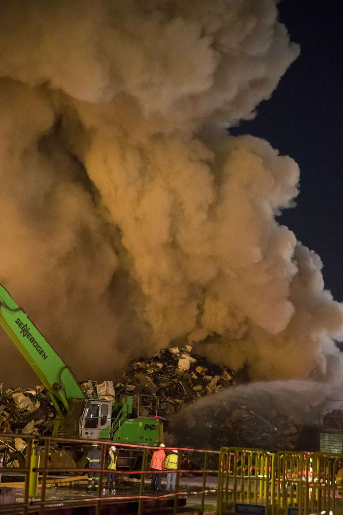 Fire strikes scrap metal facility in Richmond