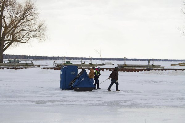 Recent ice fishing success seems to depend on the lake, time of day