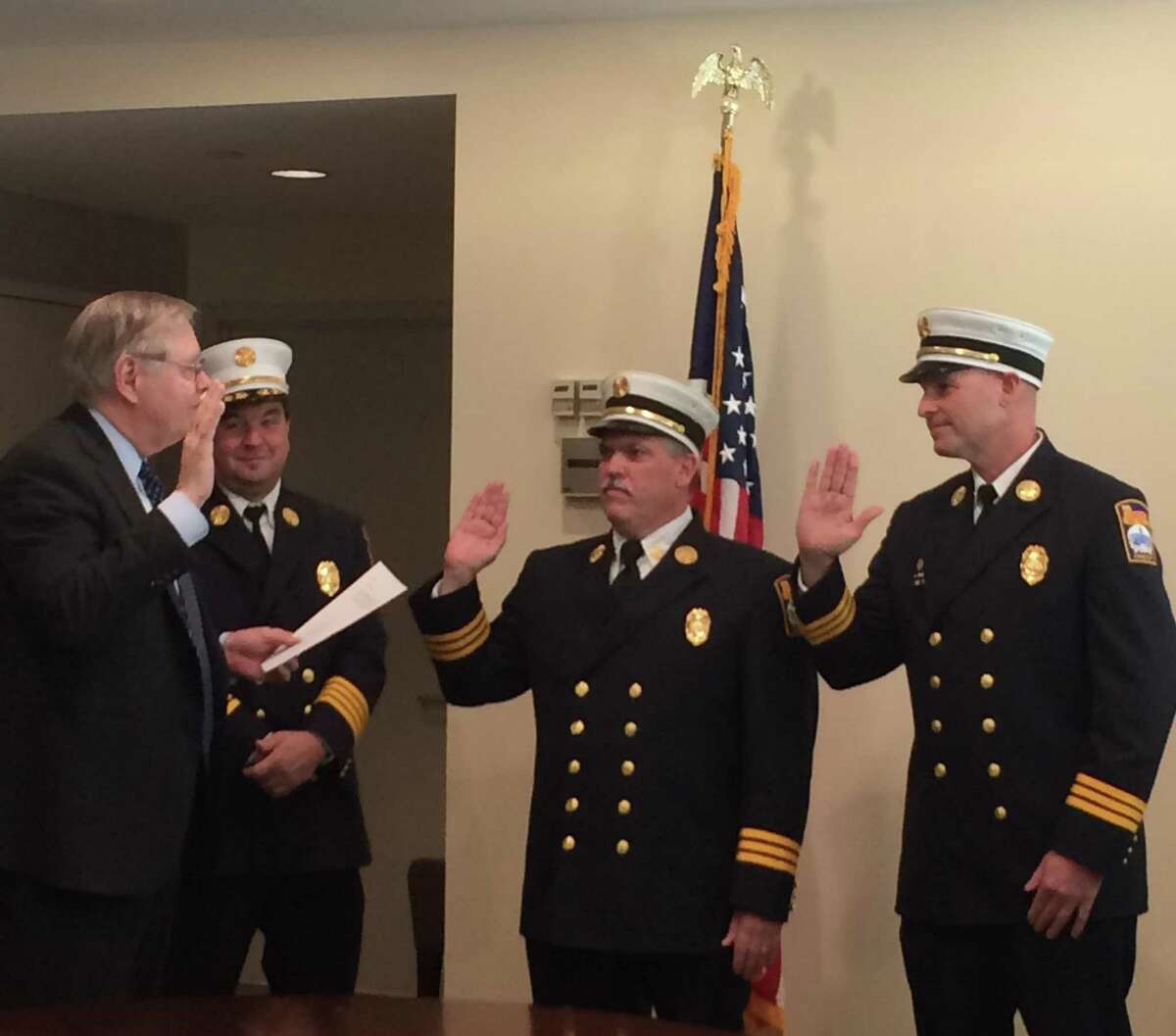 Two promoted to deputy fire chief in Stamford