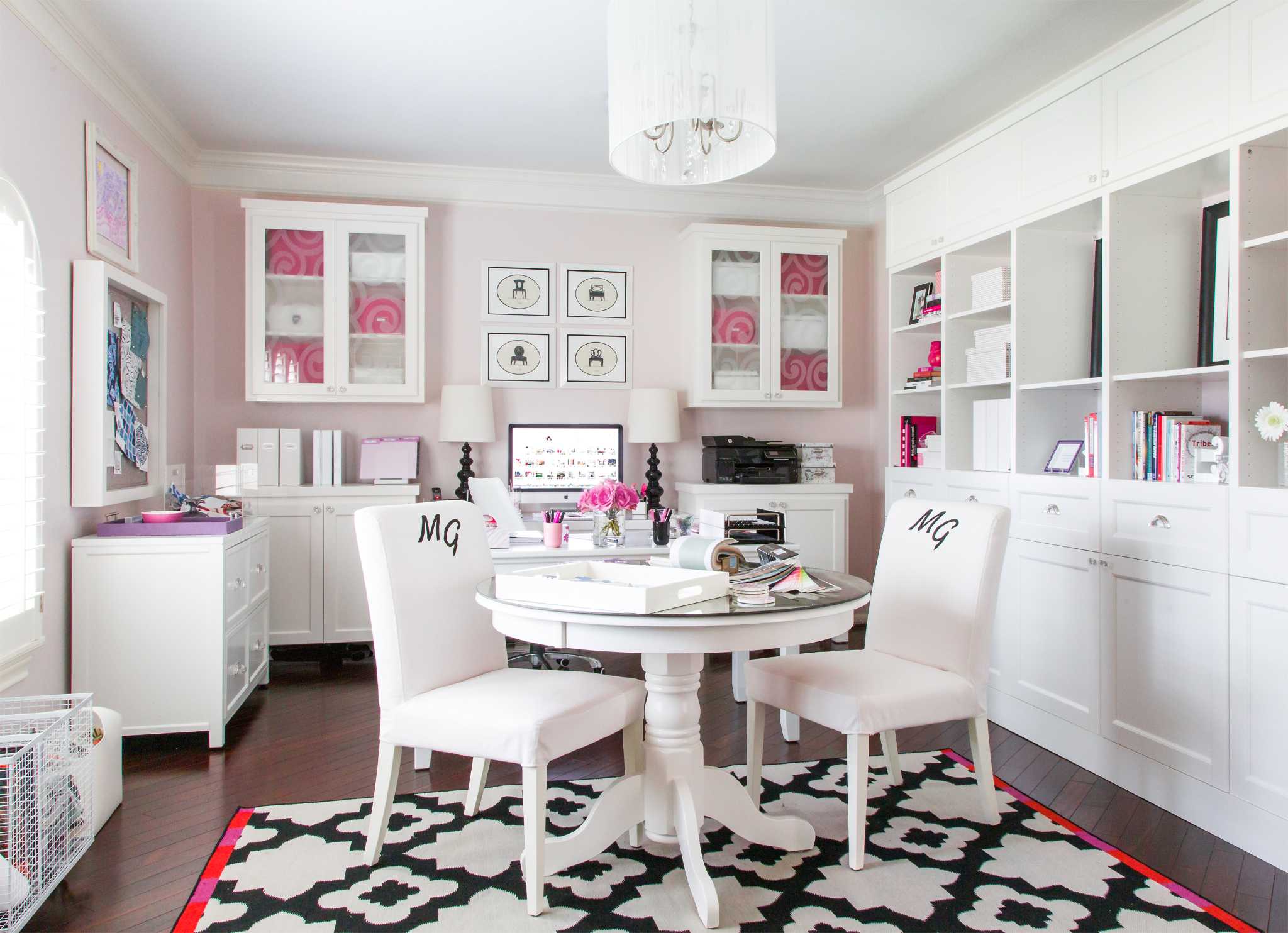 A comfortable in-home office should help balance work and life