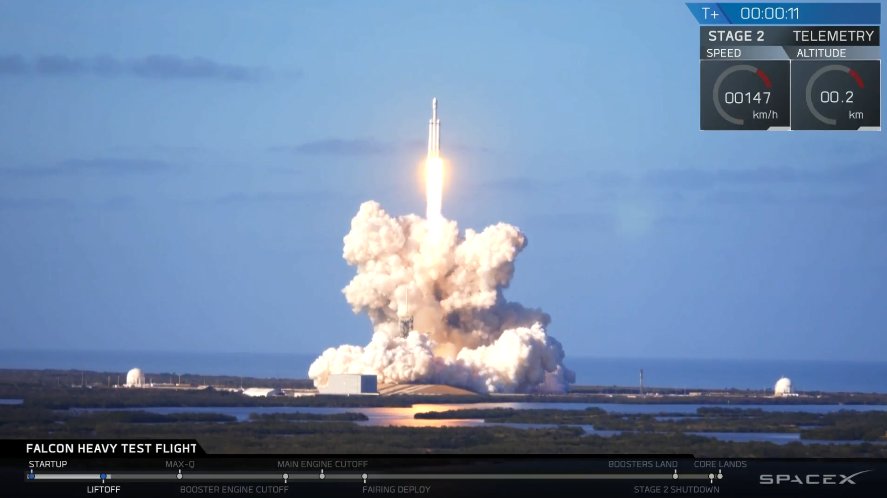 SpaceX Falcon Heavy launch inspires tears, chills and awe