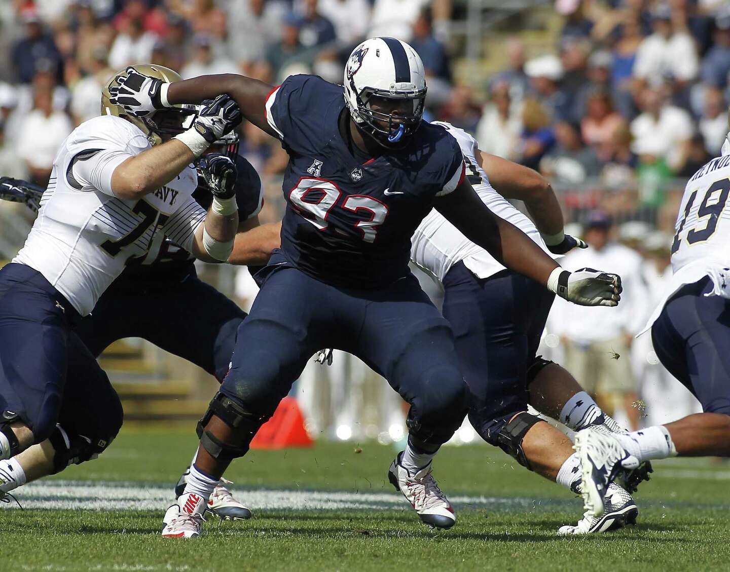 UConn’s Fatukasi earns invitation to NFL scouting combine