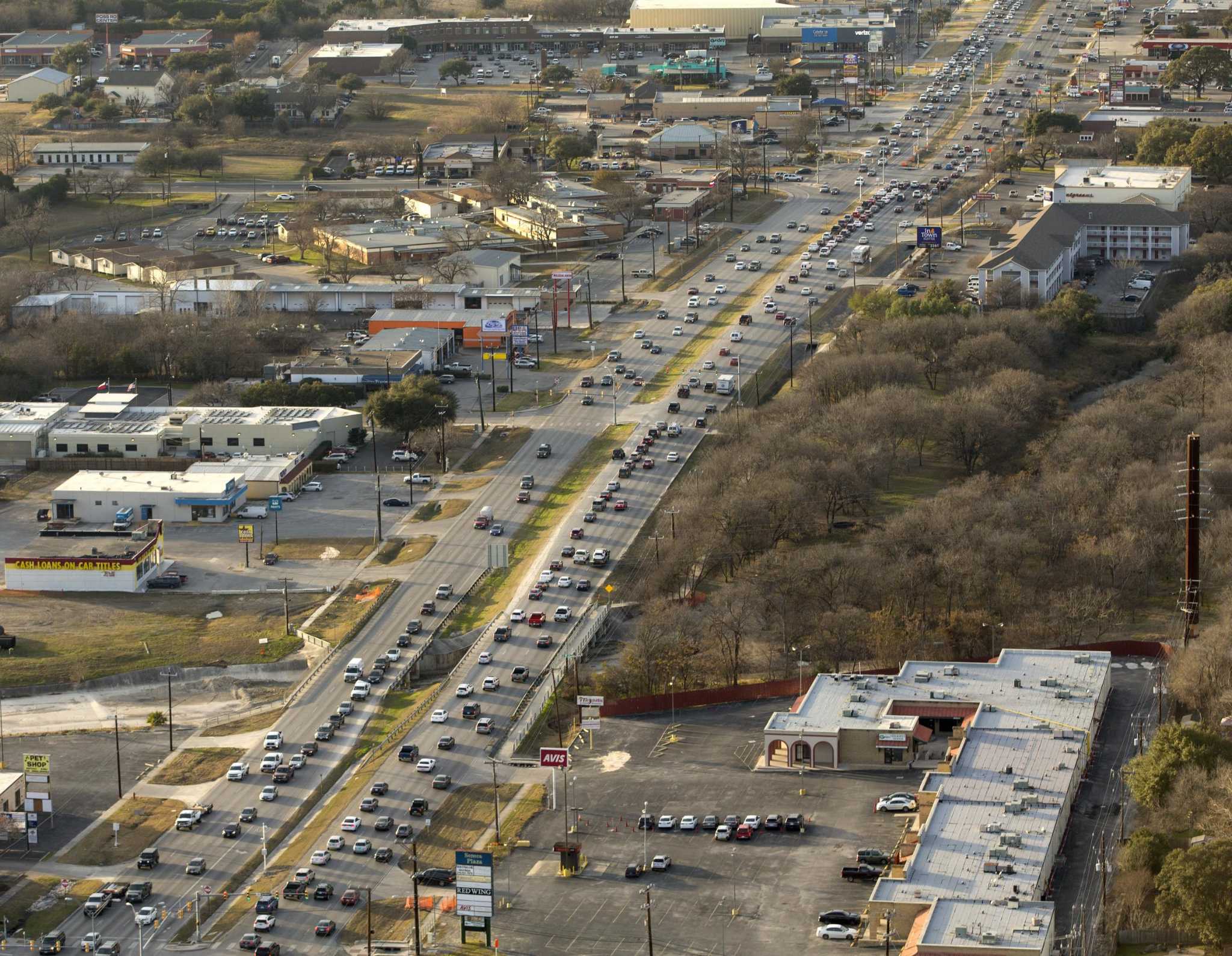 Bandera Road’s future — tree-lined boulevard or elevated highway?