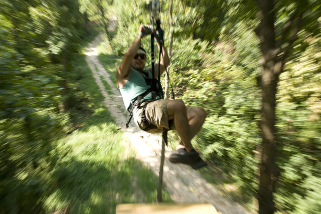 Grafton Zipline at Aerie’s Resort’s newly redone course a thrill