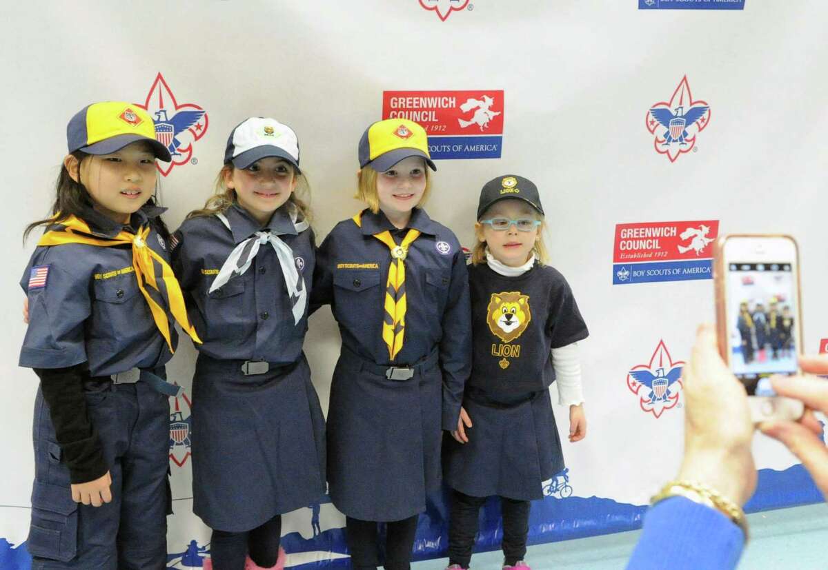 Girls make history as they join the Boy Scouting in Greenwich