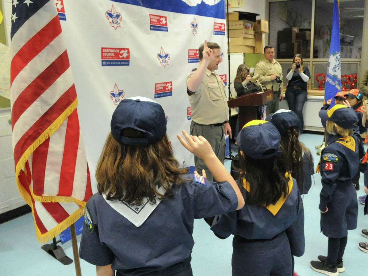 Girls make history as they join the Boy Scouting in Greenwich