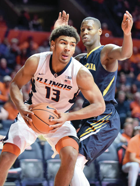 COLLEGE MEN’S BASKETBALL: Finke’s double-double helps Illini beat D-III ...
