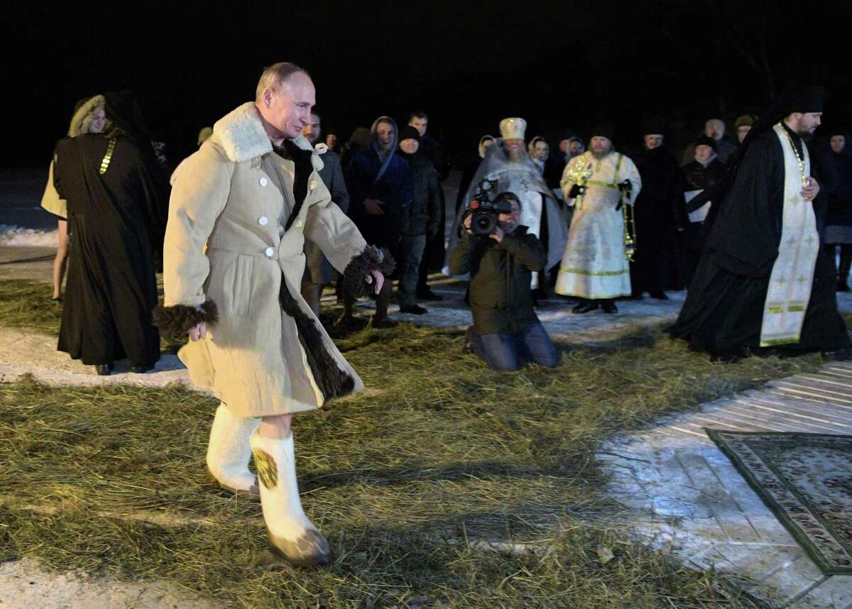 Epiphany celebrations in Russia