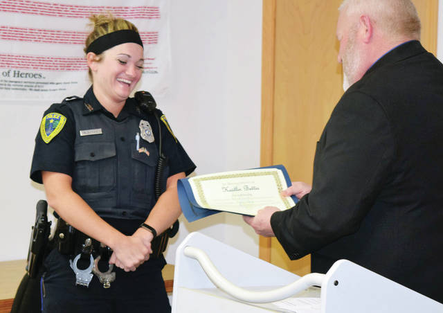 Officer recognized for life-saving efforts