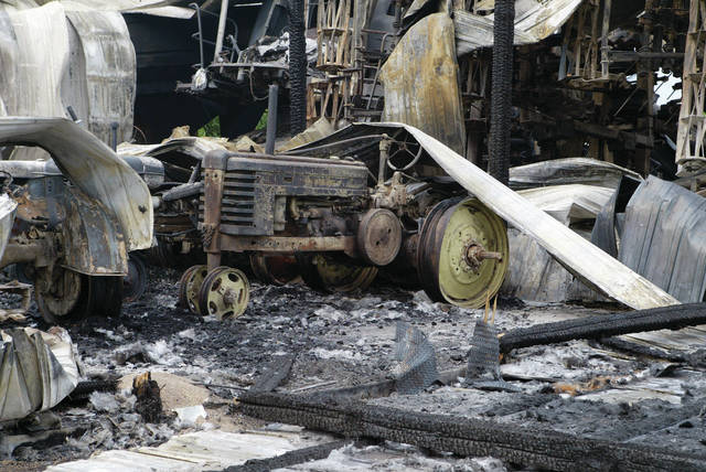 Sadness, gratitude in fire aftermath