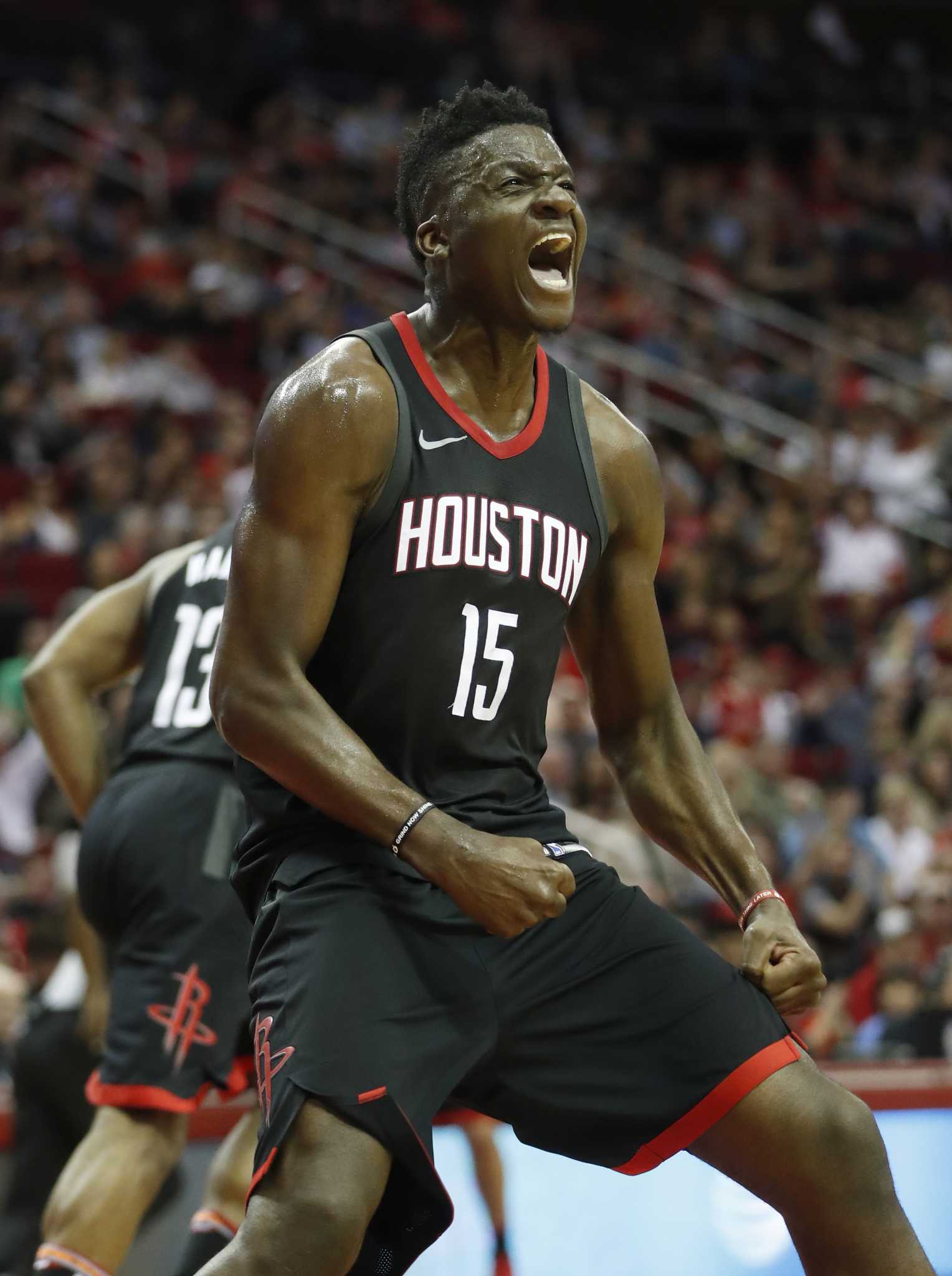Clint Capela's 25 rebounds help Rockets dominate Nuggets