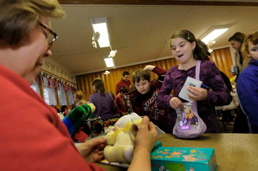Children learn the art of giving
