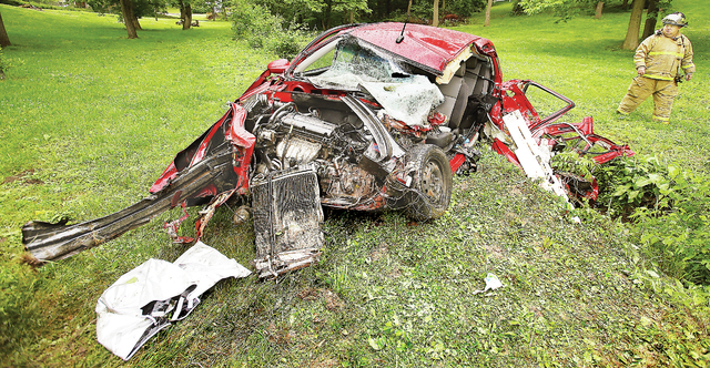 Two injured in car-truck collision