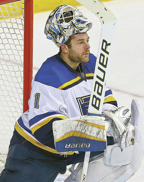 Blues trade goalie Brian Elliott to Calgary