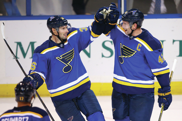 Blues sign Perron, Hutton, Allen; lose Backes and Brouwer