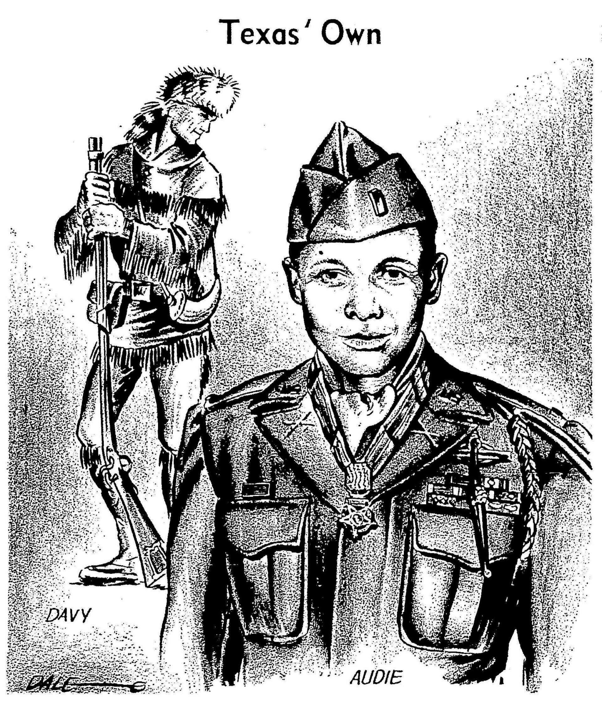 Army recruits met war hero Audie Murphy in downtown San Antonio
